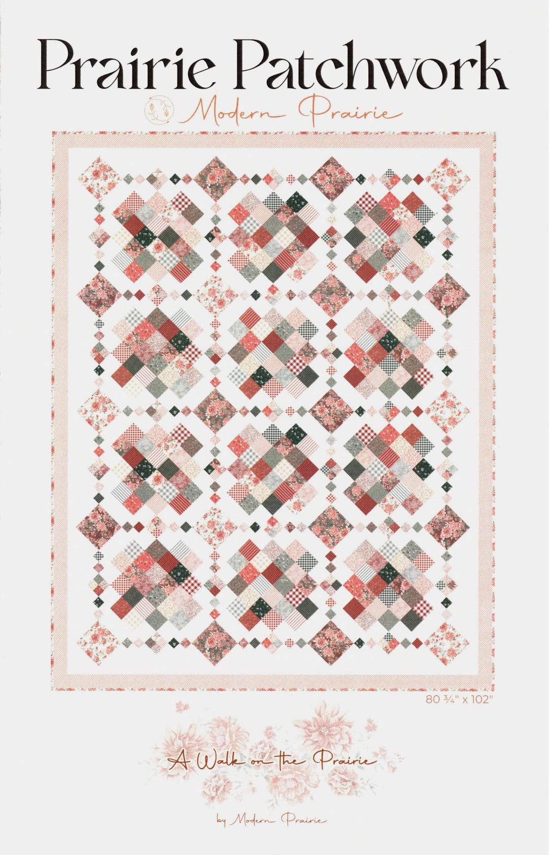 Prairie Patchwork *fat Quarter Friendly - Pieced Quilt Pattern* By ...