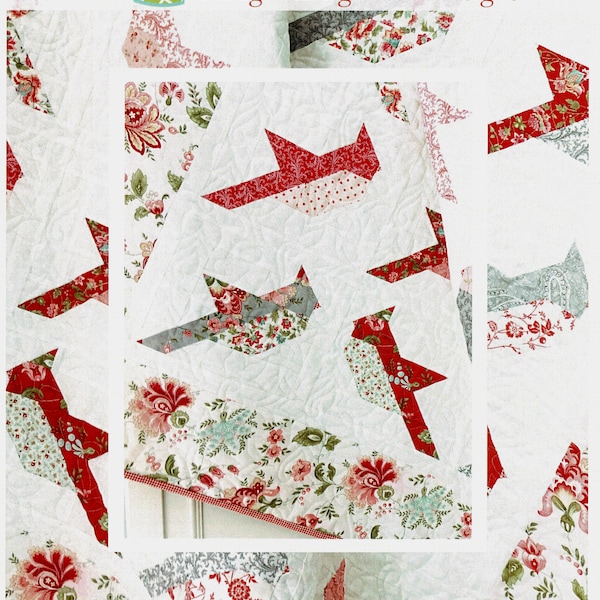 Cardinal Quilt Pattern - Etsy