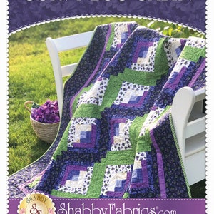 Curvy Log Cabin *pieced Quilt Pattern* By: Jennifer Bosworth - Shabby ...
