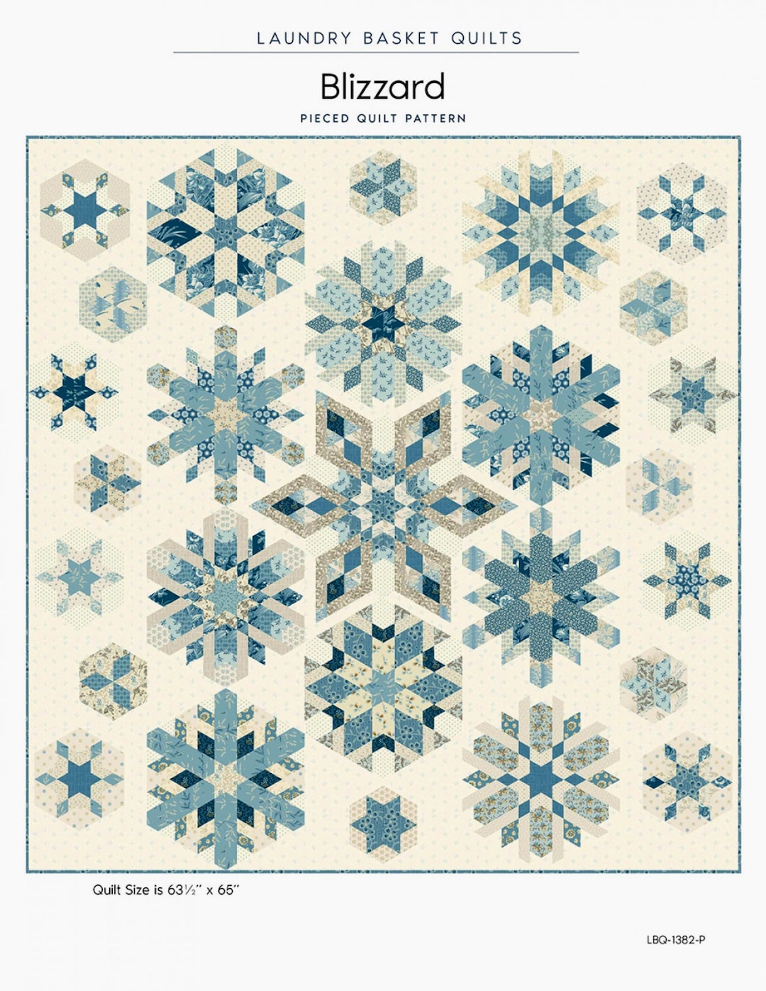 Blizzard *quilt Pattern* By: Edyta Sitar - Laundry Basket Quilts LBQ ...