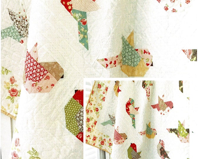 Feathers *quilt Pattern* By: Margot Languedoc - the Pattern Basket ...