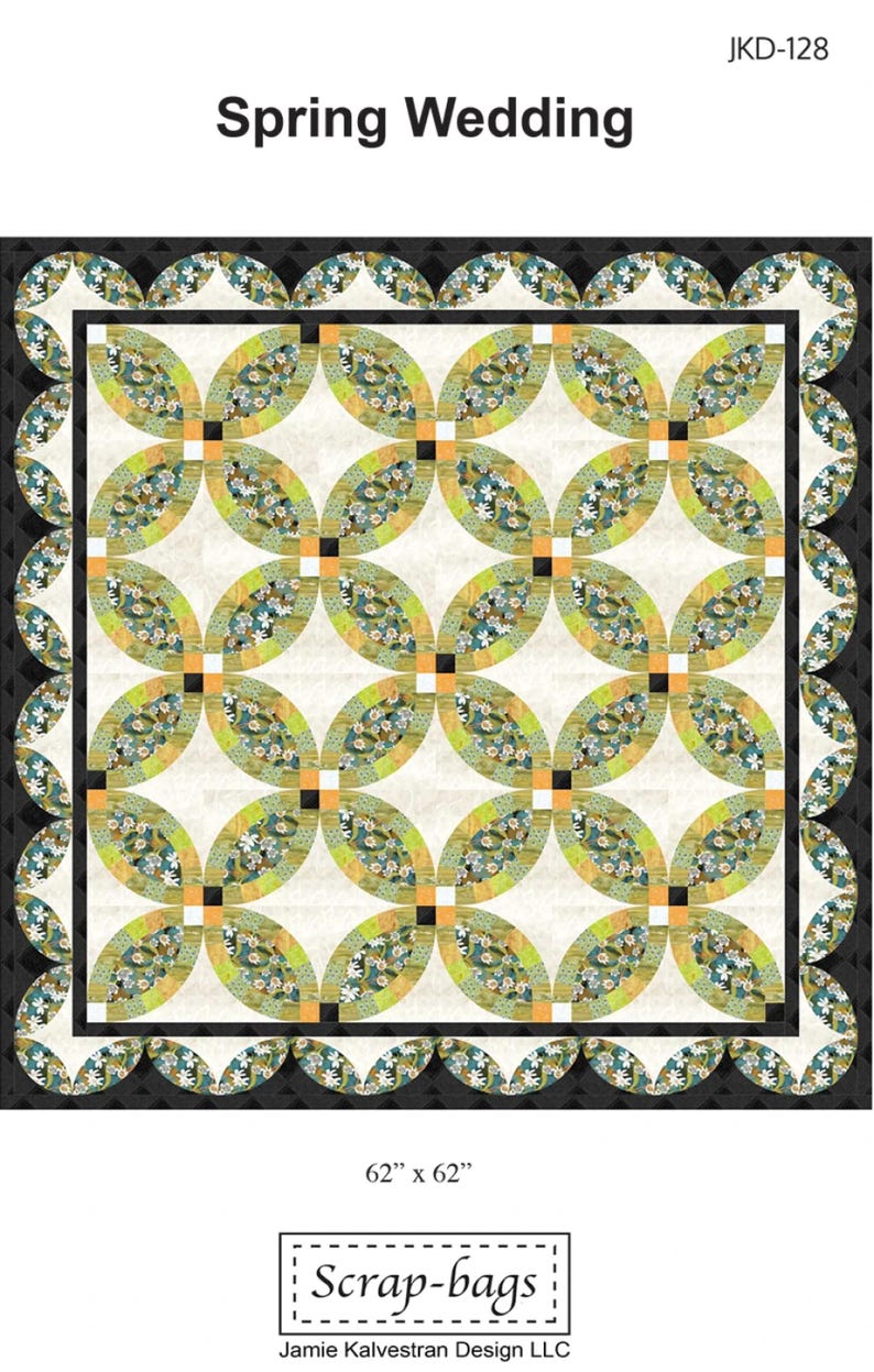 Spring Wedding Quilt *pieced Quilt Pattern * By: Jamie Kalvestran ...