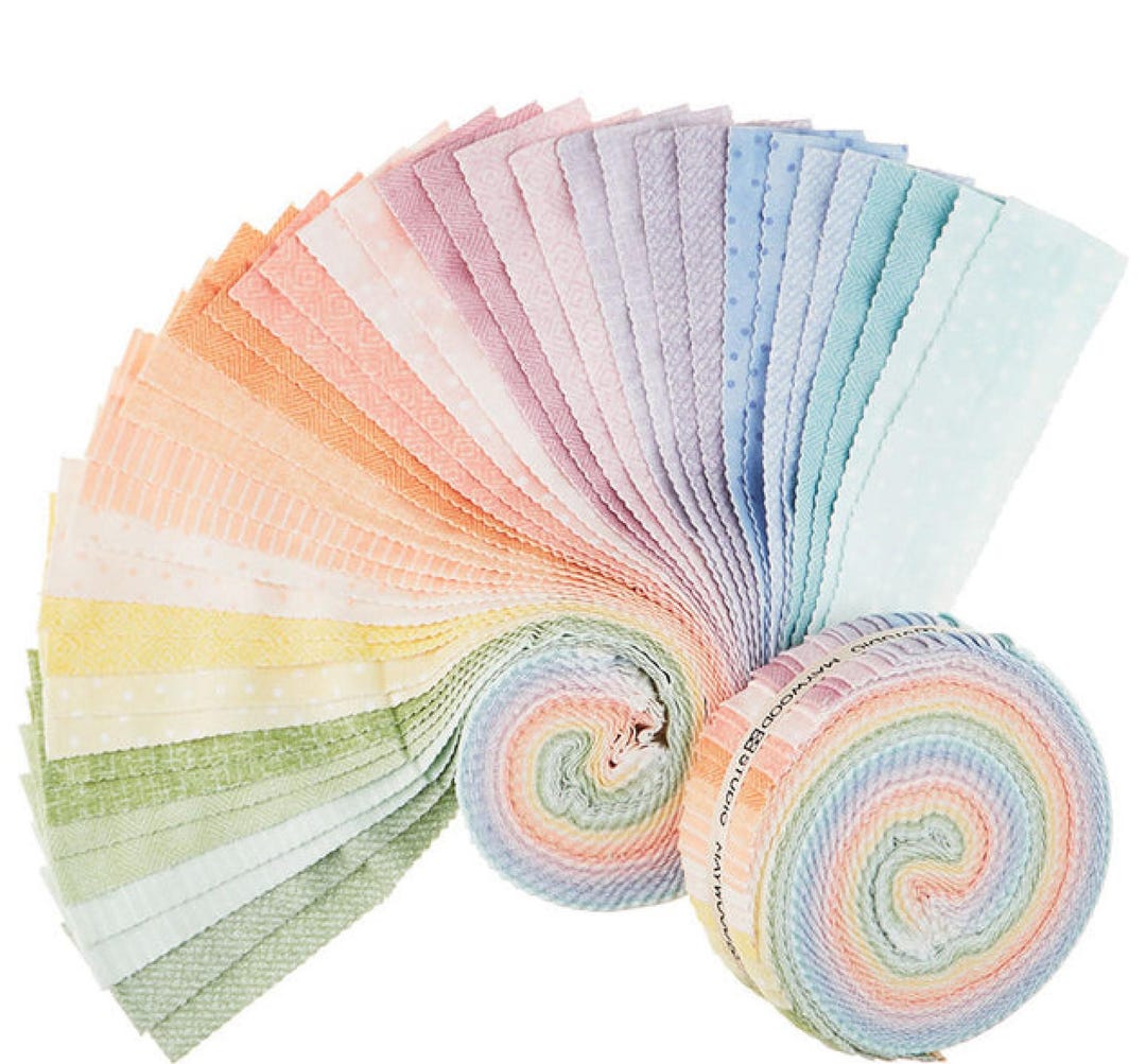 Little Lambies - Woolies Flannel Strips (2.5" X 44") - 40 Pieces By ...