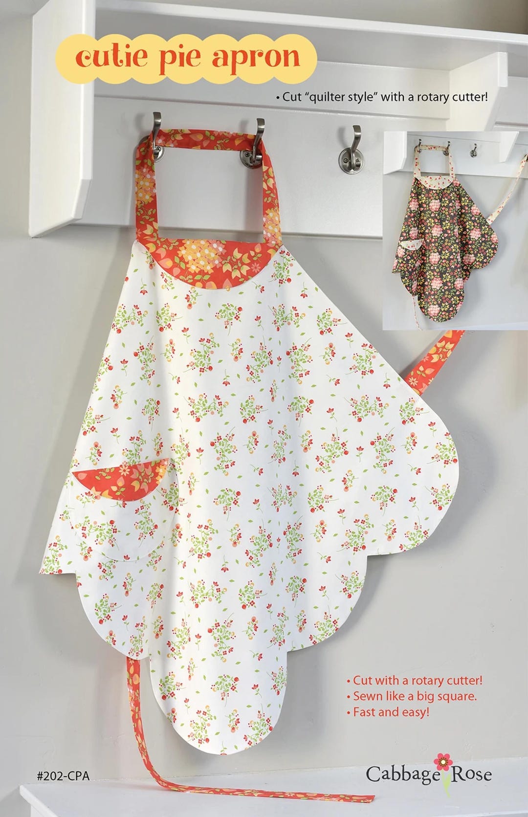 Cutie Pie Apron *pattern *from: Cabbage Rose #202-CPA - Etsy