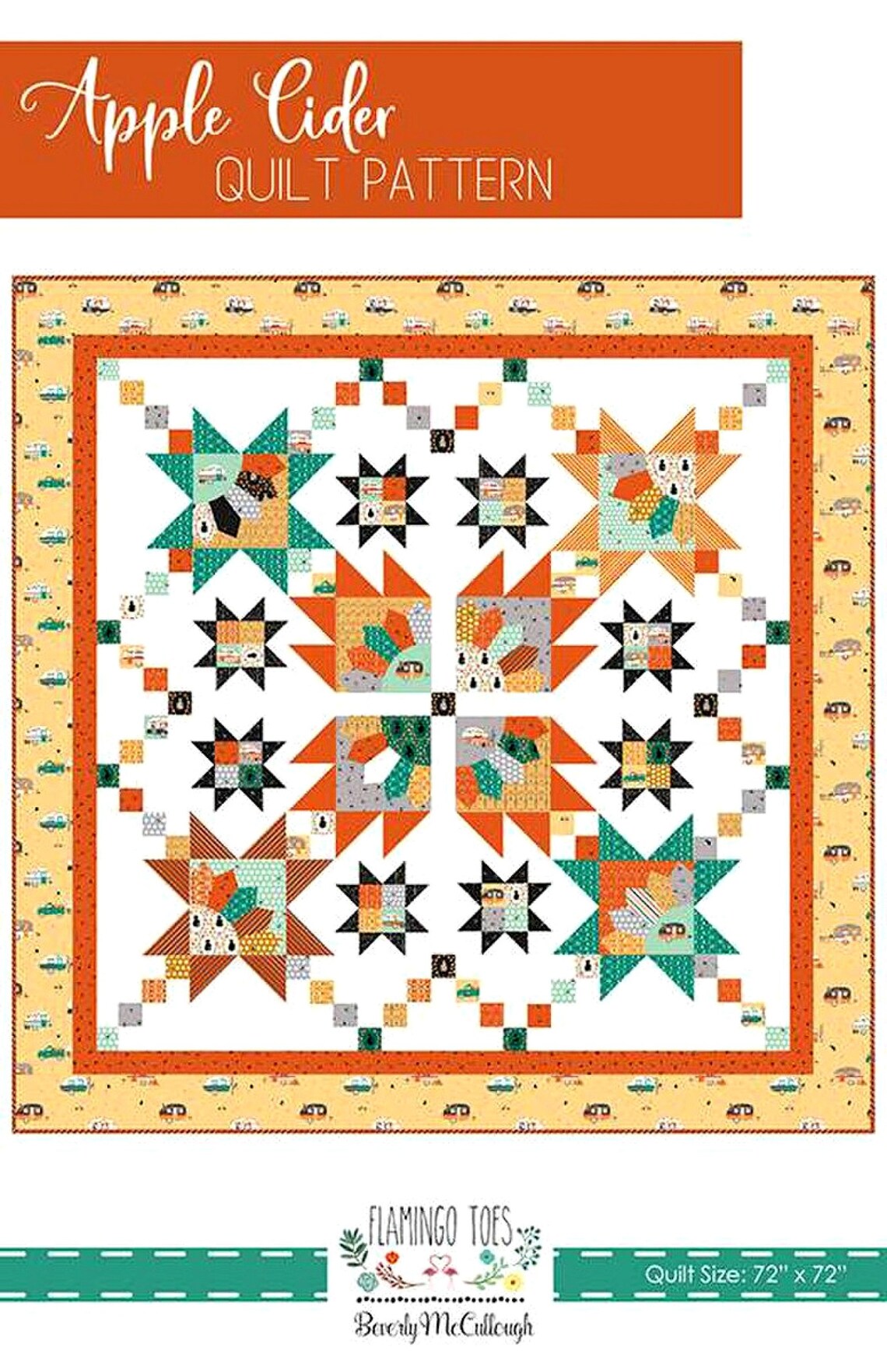 Apple Cider *quilt Pattern* By: Beverly Mccullough of Flamingo Toes - Etsy