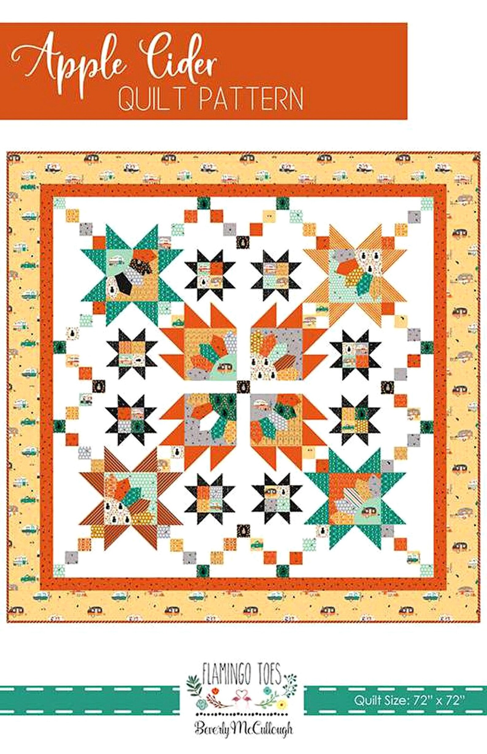 Apple Cider *quilt Pattern* By: Beverly Mccullough of Flamingo Toes - Etsy