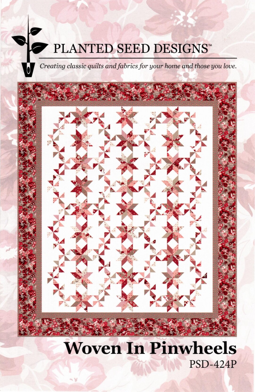 Woven in Pinwheels *pieced Quilt Pattern* by Gerri Robinson of Planted ...