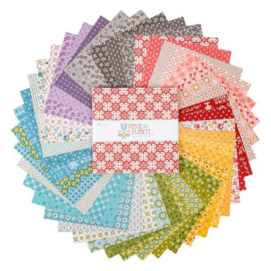 Piece & Plenty *layer Cake (10x10) - 42 Pieces* by Lori Holt of Bee in ...