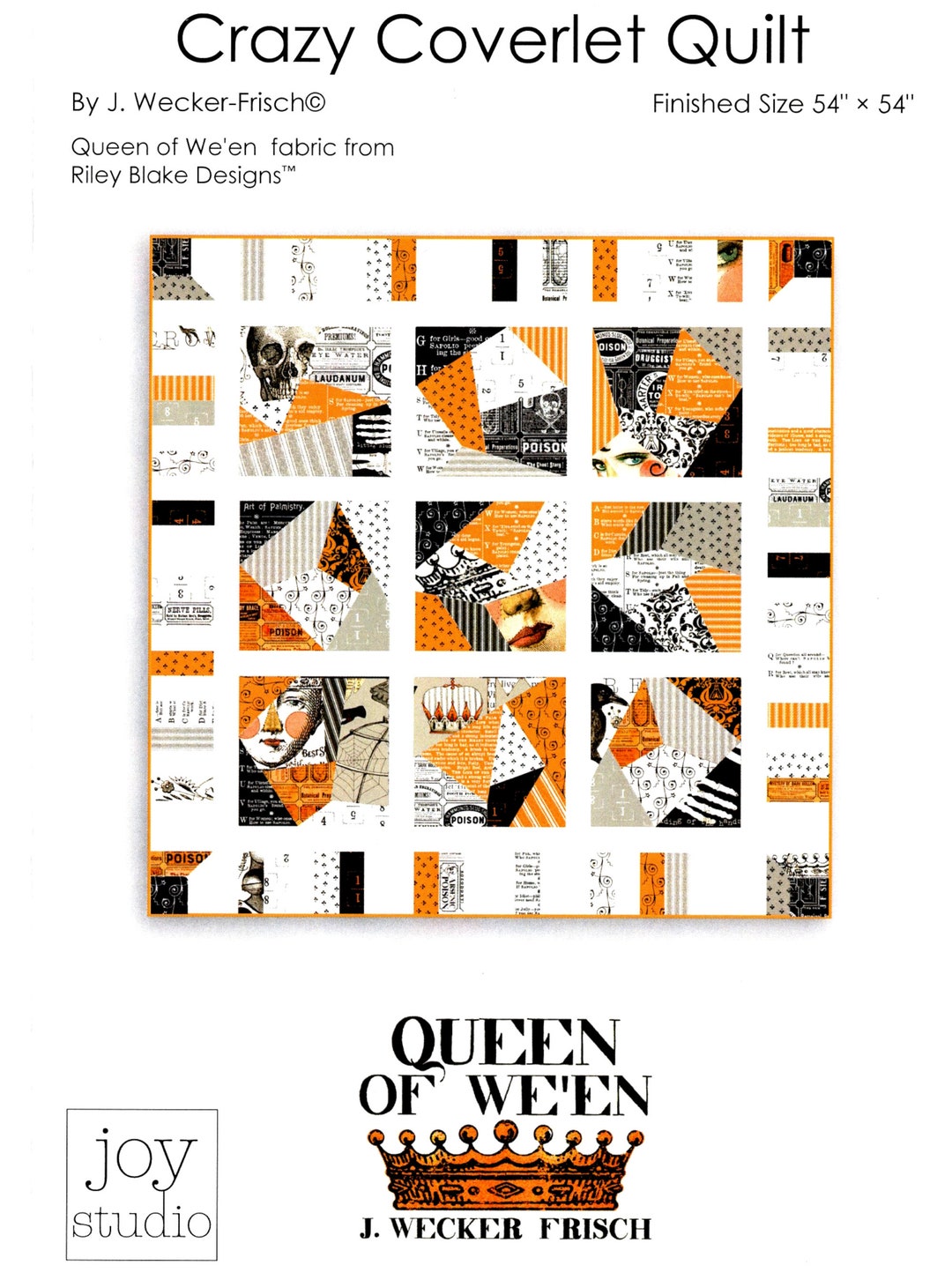Crazy Coverlet Quilt *layer Cake Friendly Quilt Pattern* By: J. Wecker ...