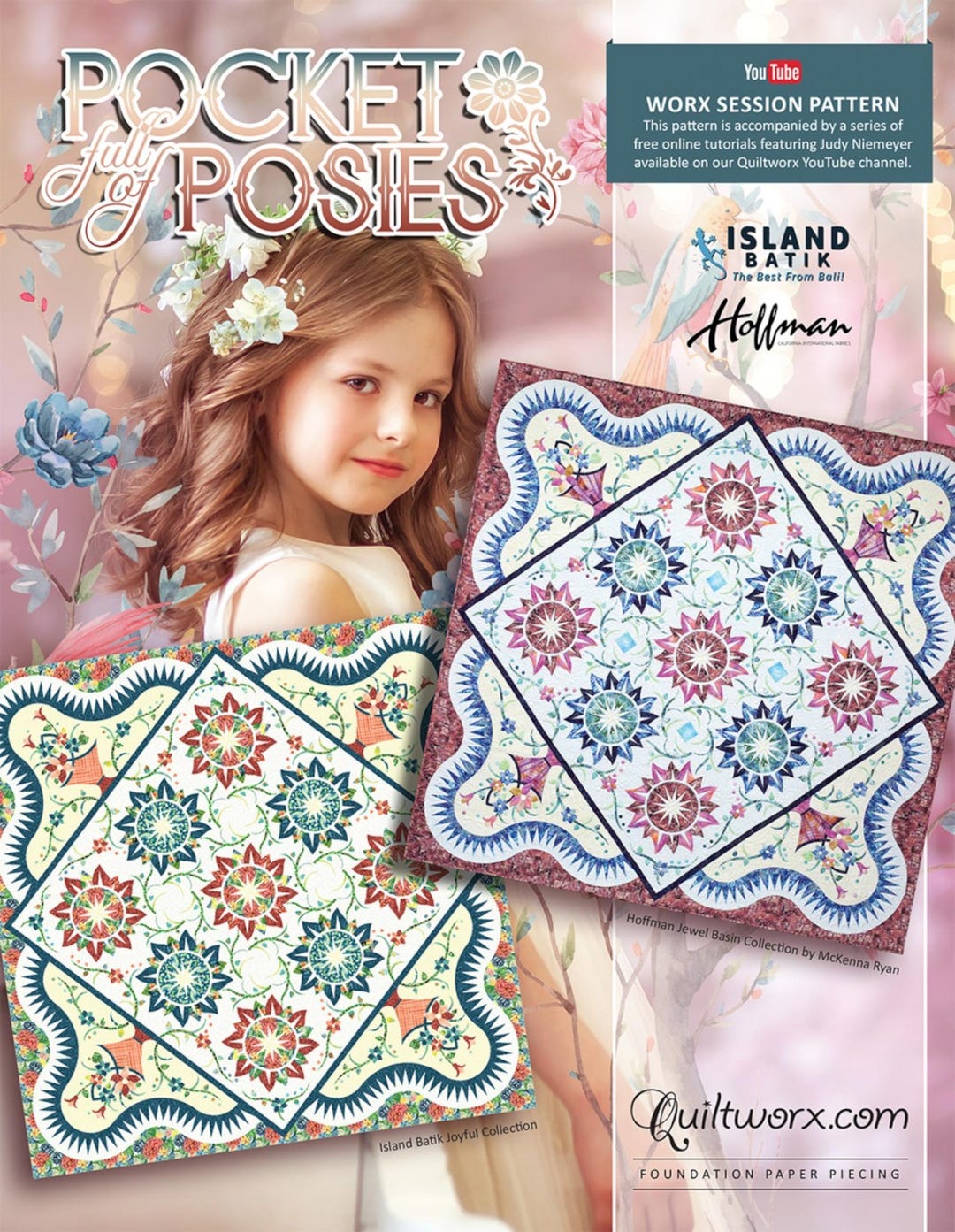 Pocket Full of Posies *foundation Paper Piecing Pattern - Free Youtube ...