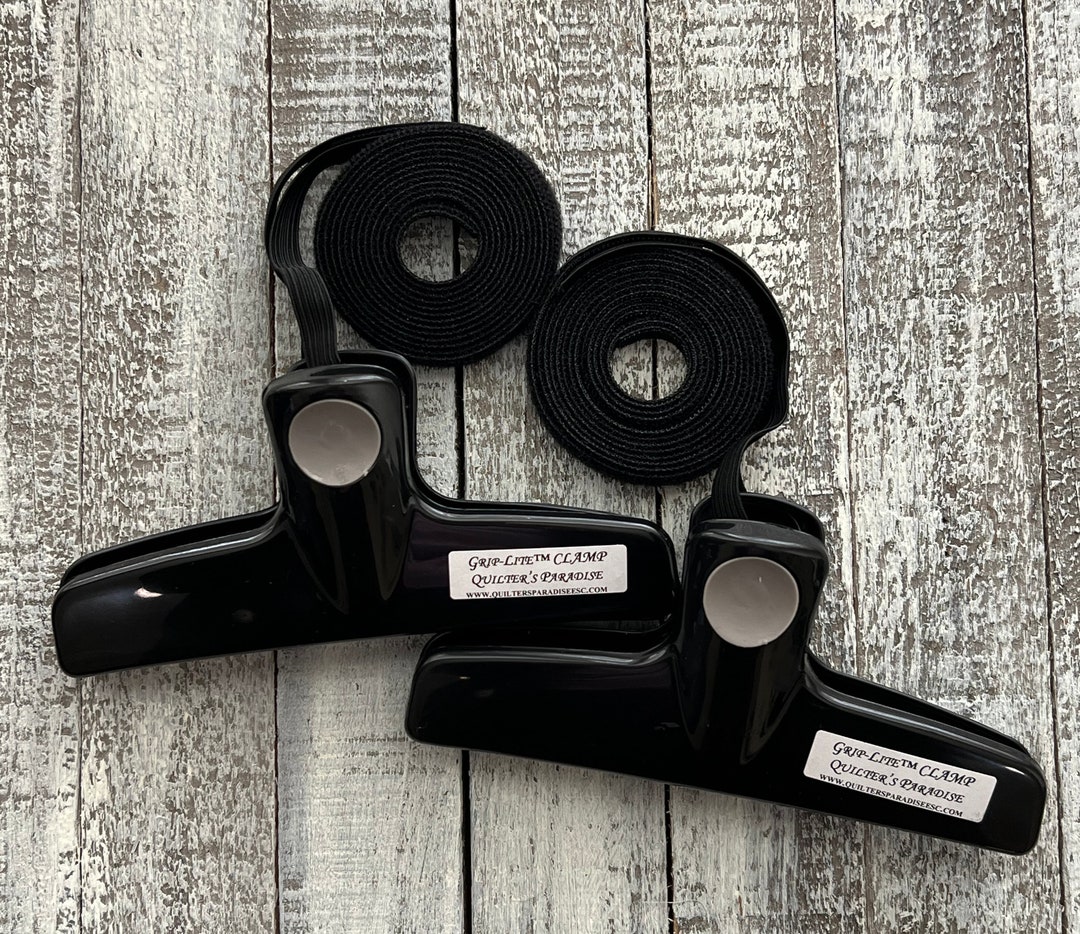 Grip-lite Side Clamps set of 2 for Longarm Quilting Frame By: Quilter's ...