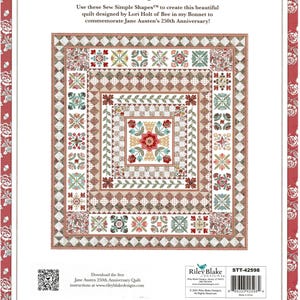 Jane Austen 250th Anniversary Quilt - Sew Simple Shapes Template Set ...