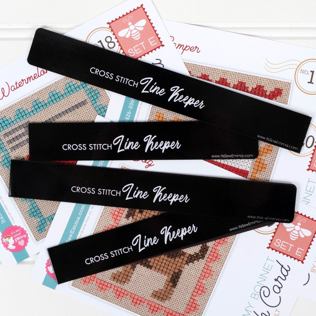 Cross Stitch Line Keepers set of 4 Magnetic Line Keepers By: Bee in My ...