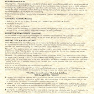 Pre-printed Wholecloth Quilt Top "fantasy Feathers" in NATURAL Muslin ...