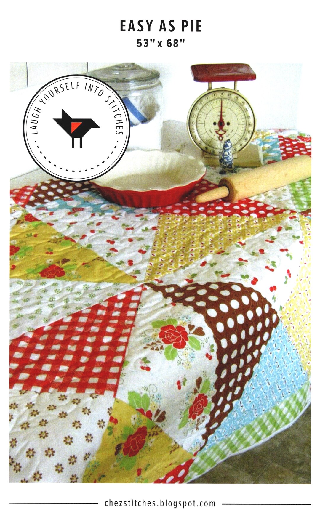 Easy as Pie *scrappy Quilt Pattern* By: Karen Walker - Laugh Yourself ...