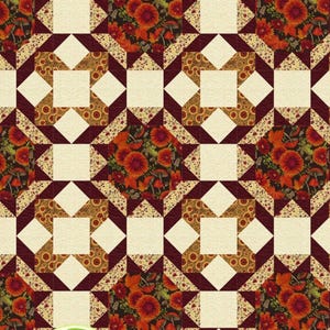 One Really Big Block *quilt Pattern* From: Lavender Lime DLL188 - Etsy