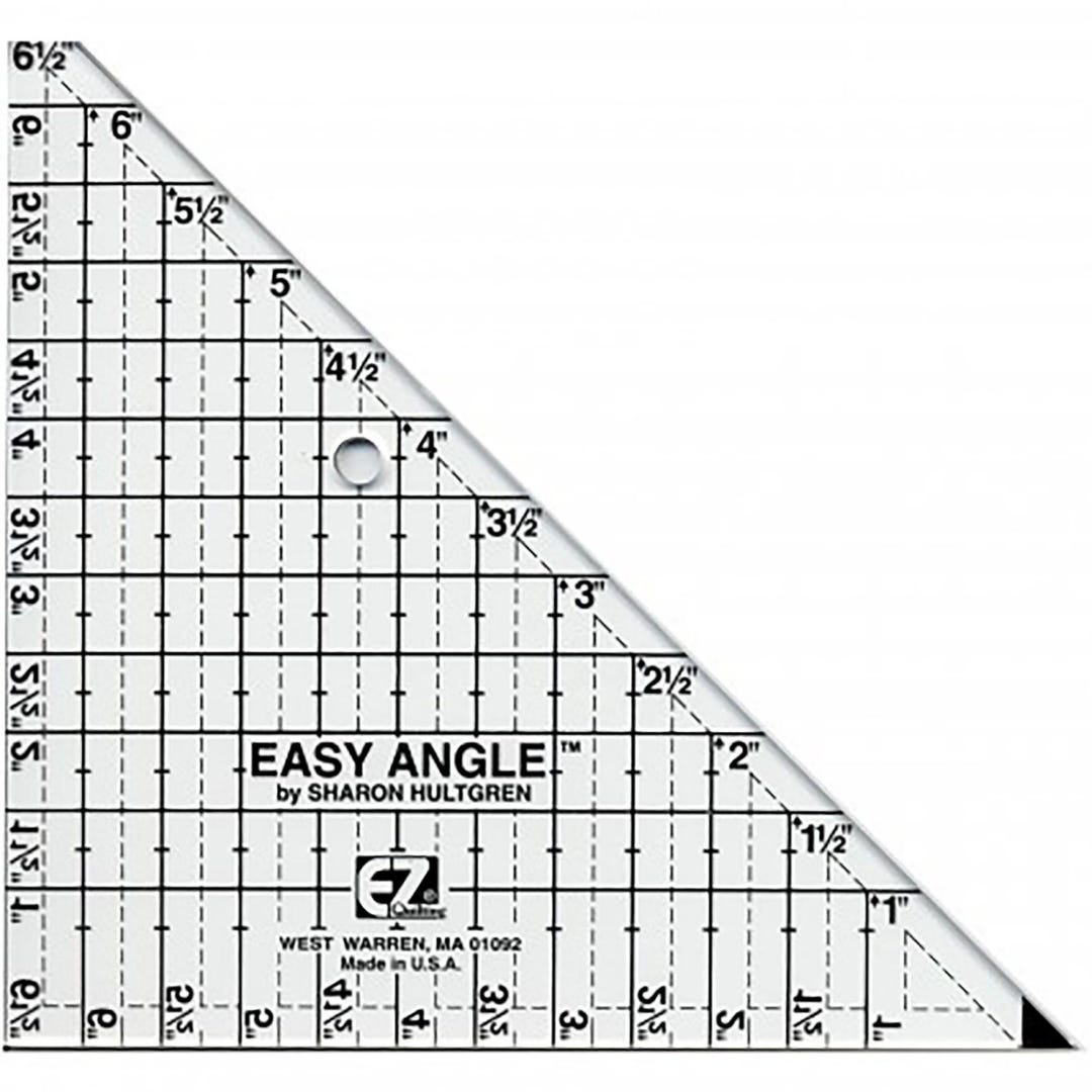 Easy Angle Triangle Ruler - 6.5in *acrylic* by Sharon Hulgren From ...
