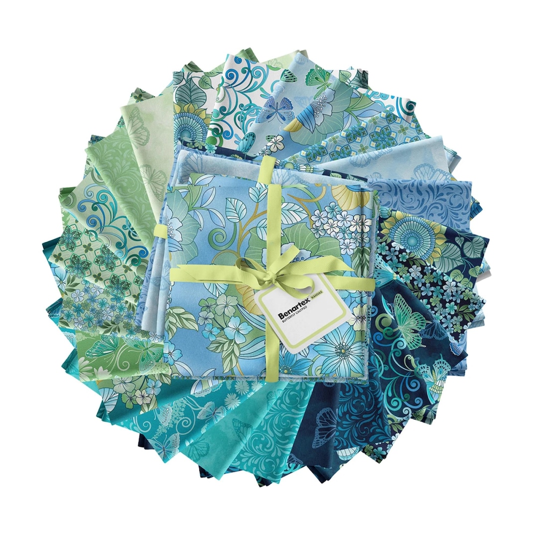 Butterfly Calypso *fat Quarter Bundle - 23 Pieces* by Kanvas Studio ...