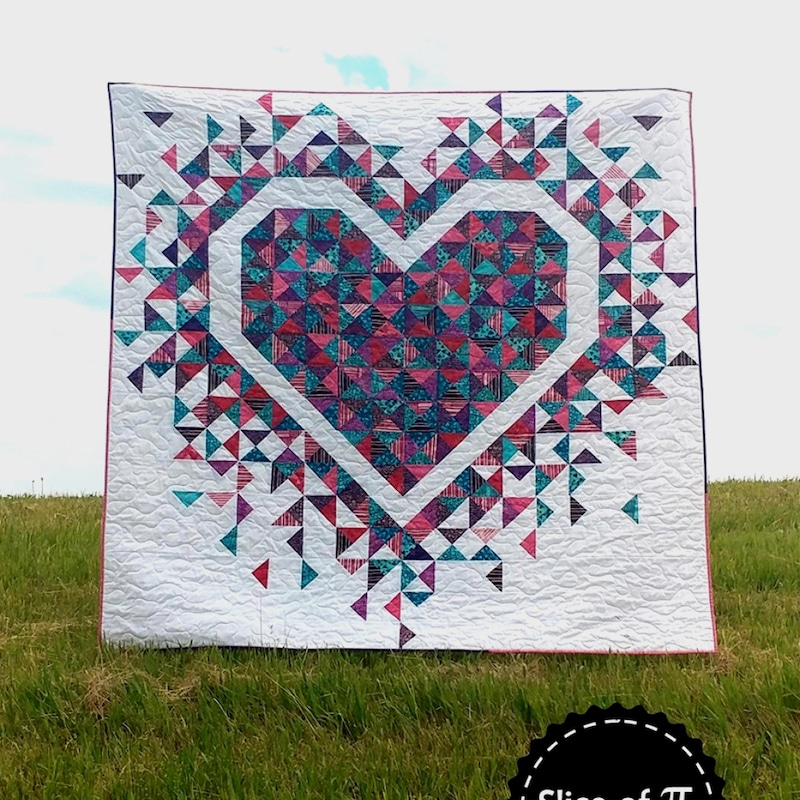 Easy Heart Quilt Pattern - Etsy