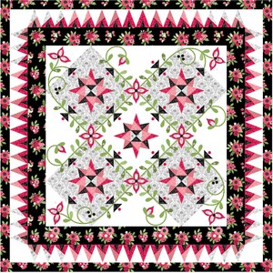 Bramble *pieced & Applique Quilt Pattern* By: Jill Finley of Jillily ...