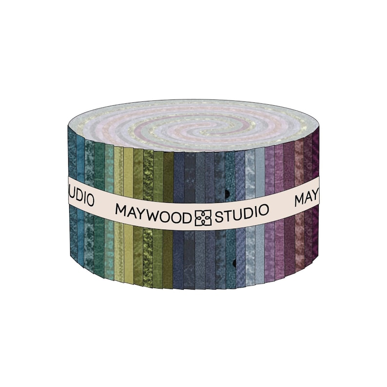 Gemstones - Woolies Flannel Strips (2.5" X 44") - 40 Pieces By: Bonnie ...