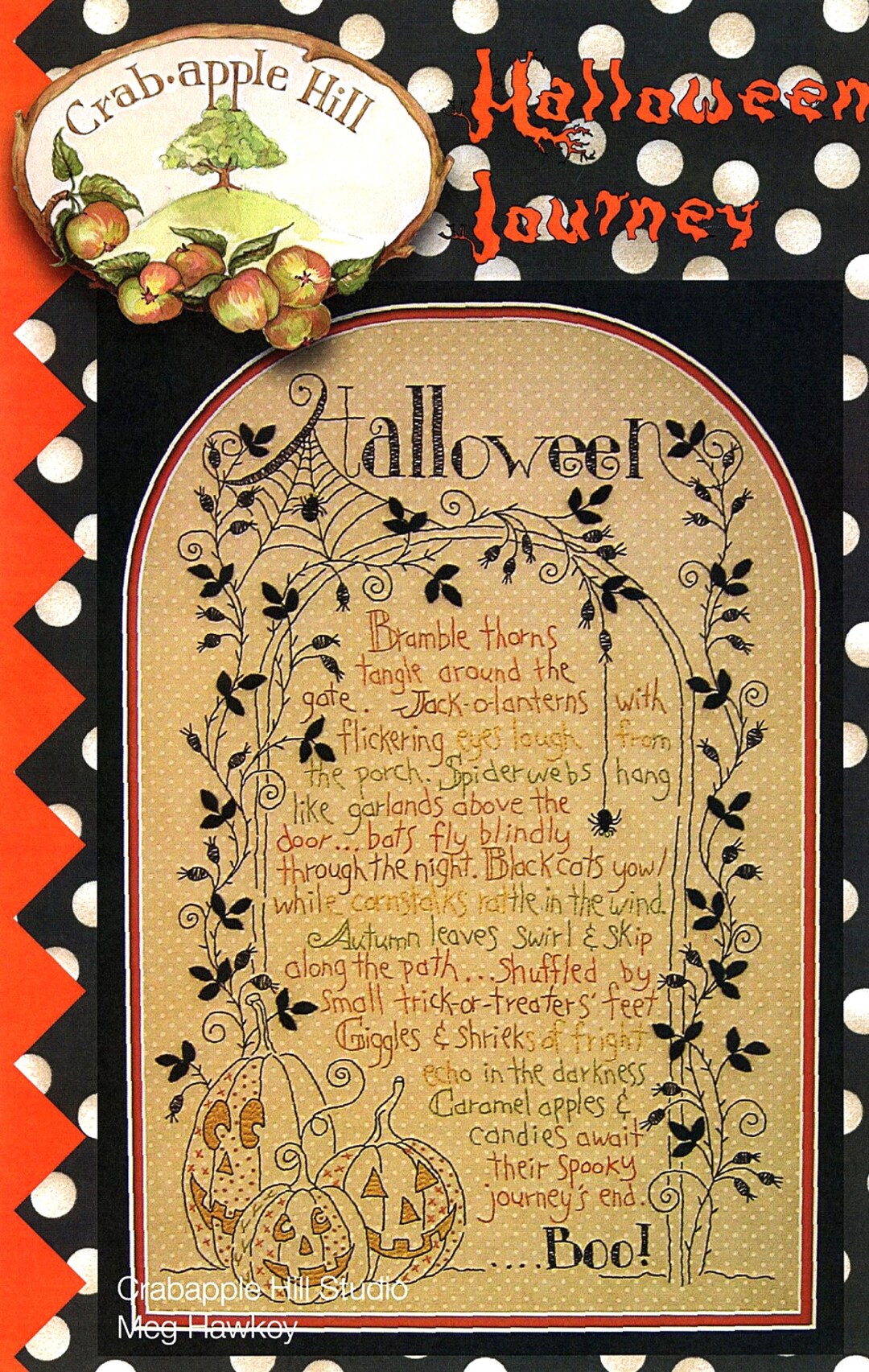 Halloween Journey *A Halloween Stitchery Poem!* From: Crabapple Hill ...