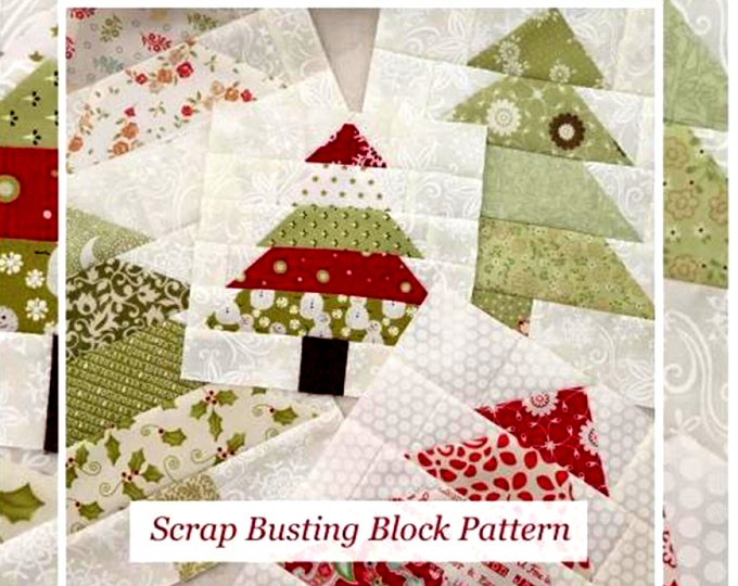 Tree Farm *scrap Buster Block Pattern* By: Margot Languedoc - the ...