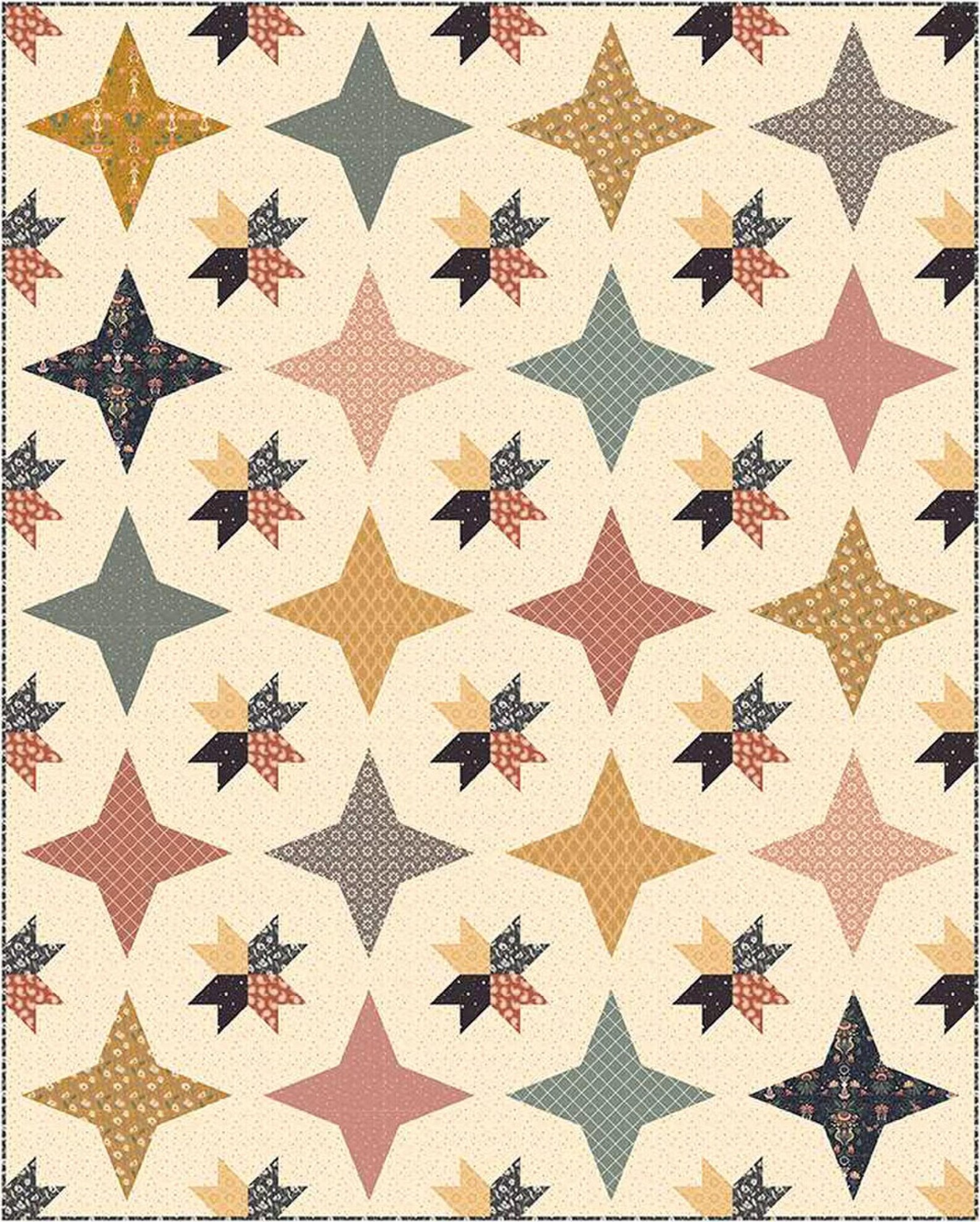 Evening Sky *pieced Quilt Pattern - Heirloom Design* By: Frannie B ...