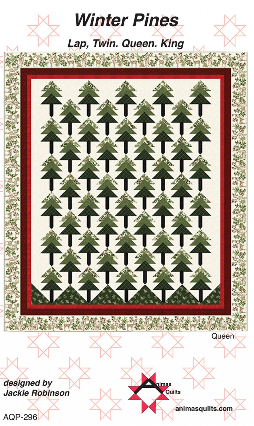 Winter Pines * Quilt Pattern * By: Jackie Robinson of Animas Quilts AQP ...