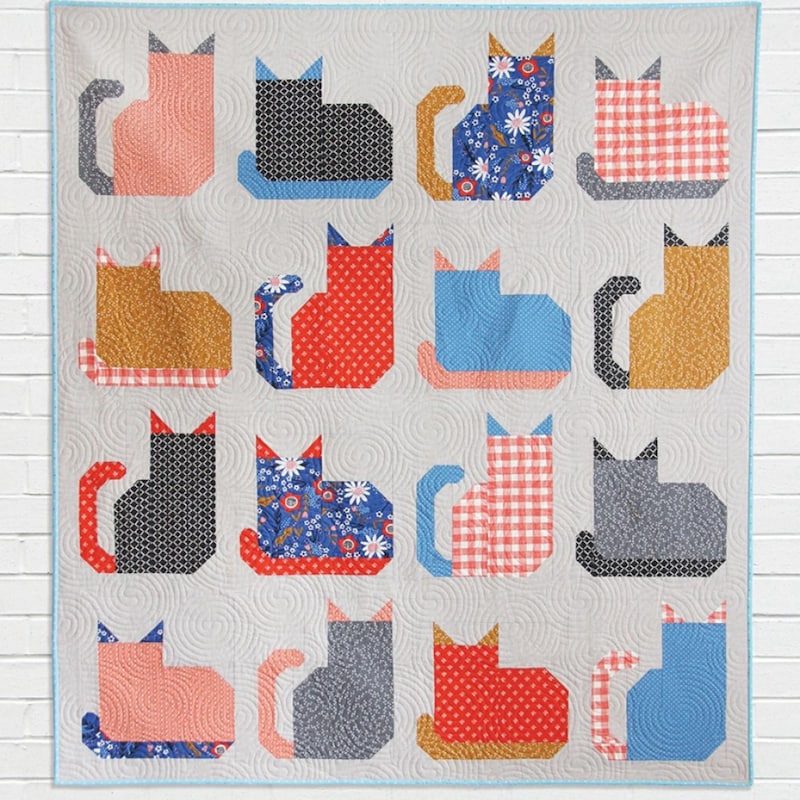 Cat Paw Quilt Block - Etsy