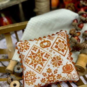 Autumn Quaker *counted Cross Stitch Pattern* From: Primrose Cottage ...
