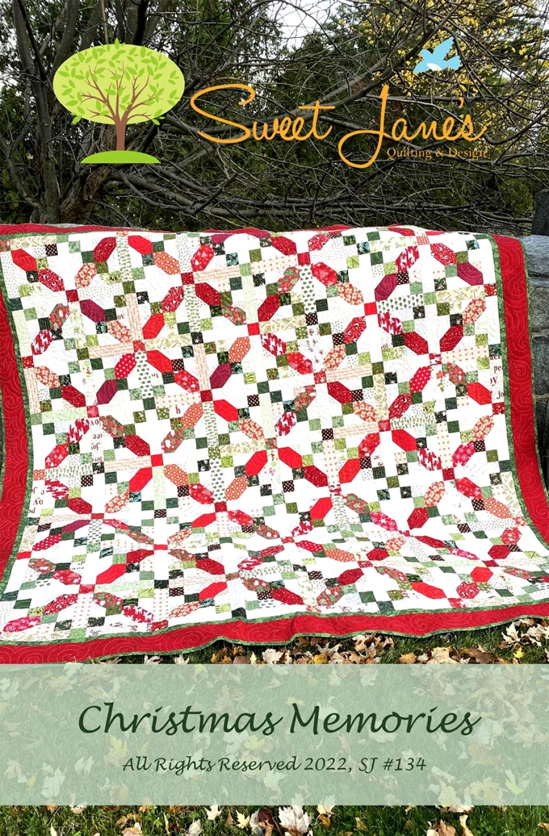 Christmas Memories - Pieced Quilt Pattern By: Sweet Jane's Quilting ...
