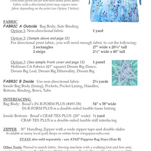 City Bags - Uptown *sewing Pattern + Metal Stays* From: Aunties Two ...