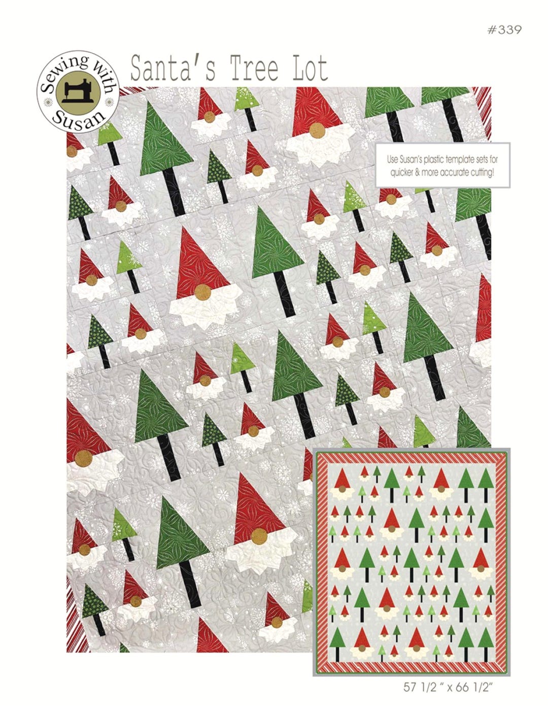Santa's Tree Lot * Fat Quarter Friendly Quilt Pattern * By: Susan R ...