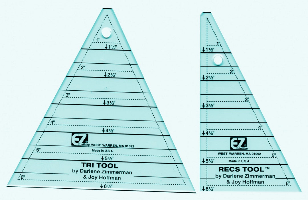 Tri-recs Triangle Rulers (AKA Tri Tool) *acrylic* From: Simpli-ez ...