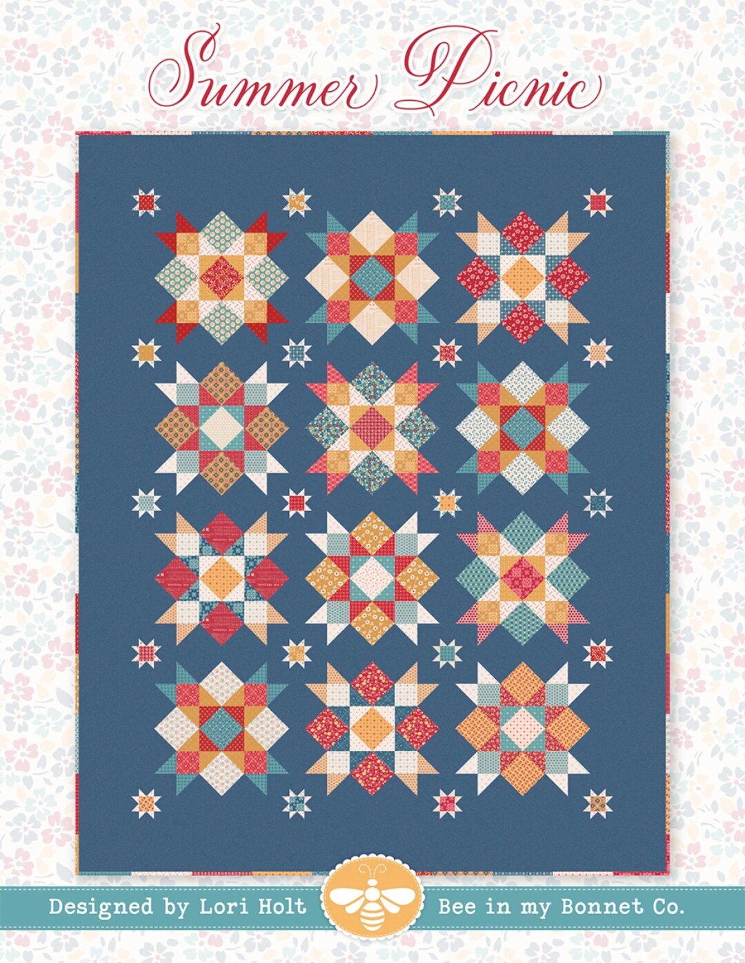 Summer Picnic *A Fat Quarter Friendly Quilt Pattern* By: Lori Holt of ...