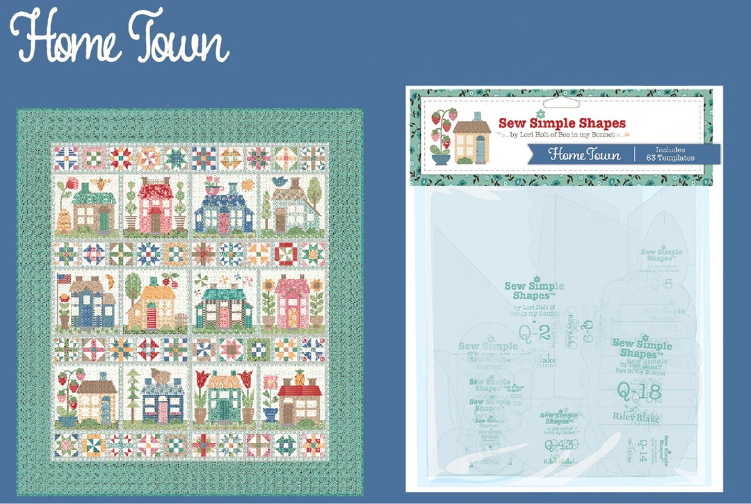 Home Town- Sew Simple Shapes Template Set *plastic Templates* By: Lori ...