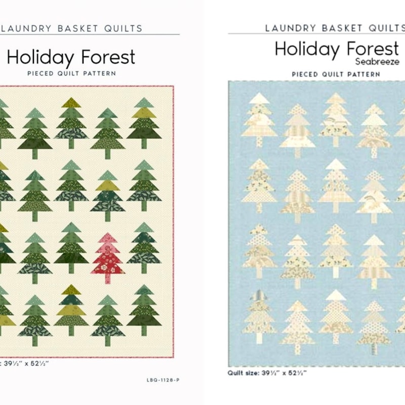 Forest Quilt Pattern - Etsy