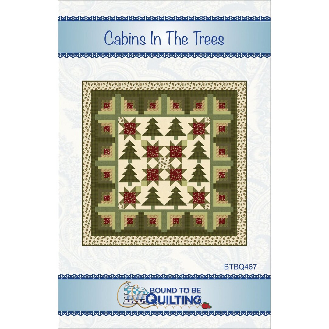Cabins in the Trees * Pieced Quilt Pattern * By: Mimi Hollenbaugh & Pat ...