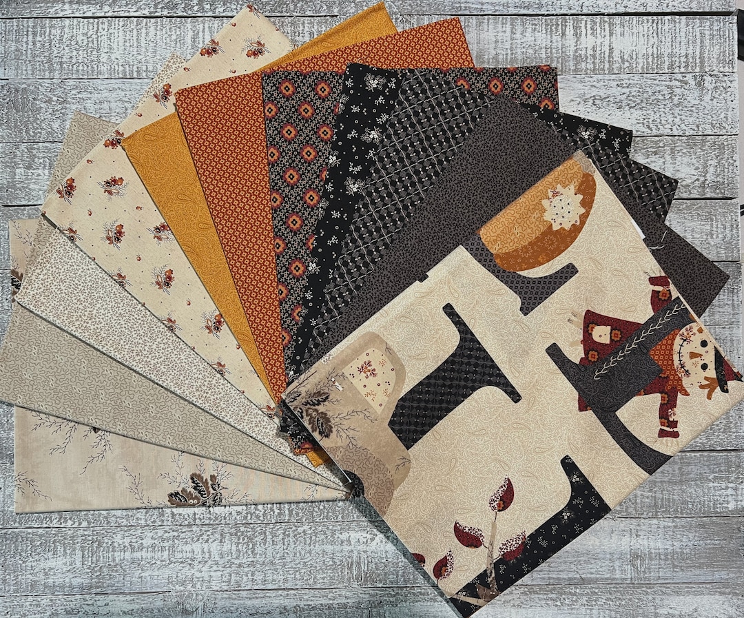 Bountiful Autumn - 10 (1 Yard Cuts) + 1 Alphabet Panel By: Riley Blake - Stacy West of ...
