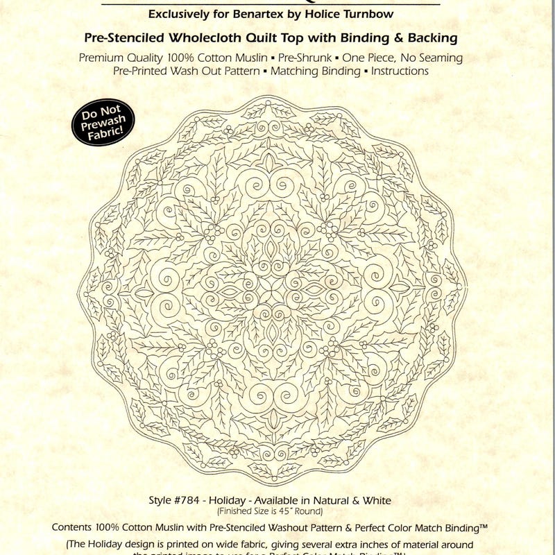 Floral Embroidery Quilt Kit Top - Etsy