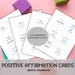 Printable Affirmation Cards for Kids | Growth Mindset & Confidence ...