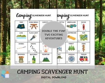 Nature Scavenger Hunt Printable Game for Kids | Educational Outdoor ...