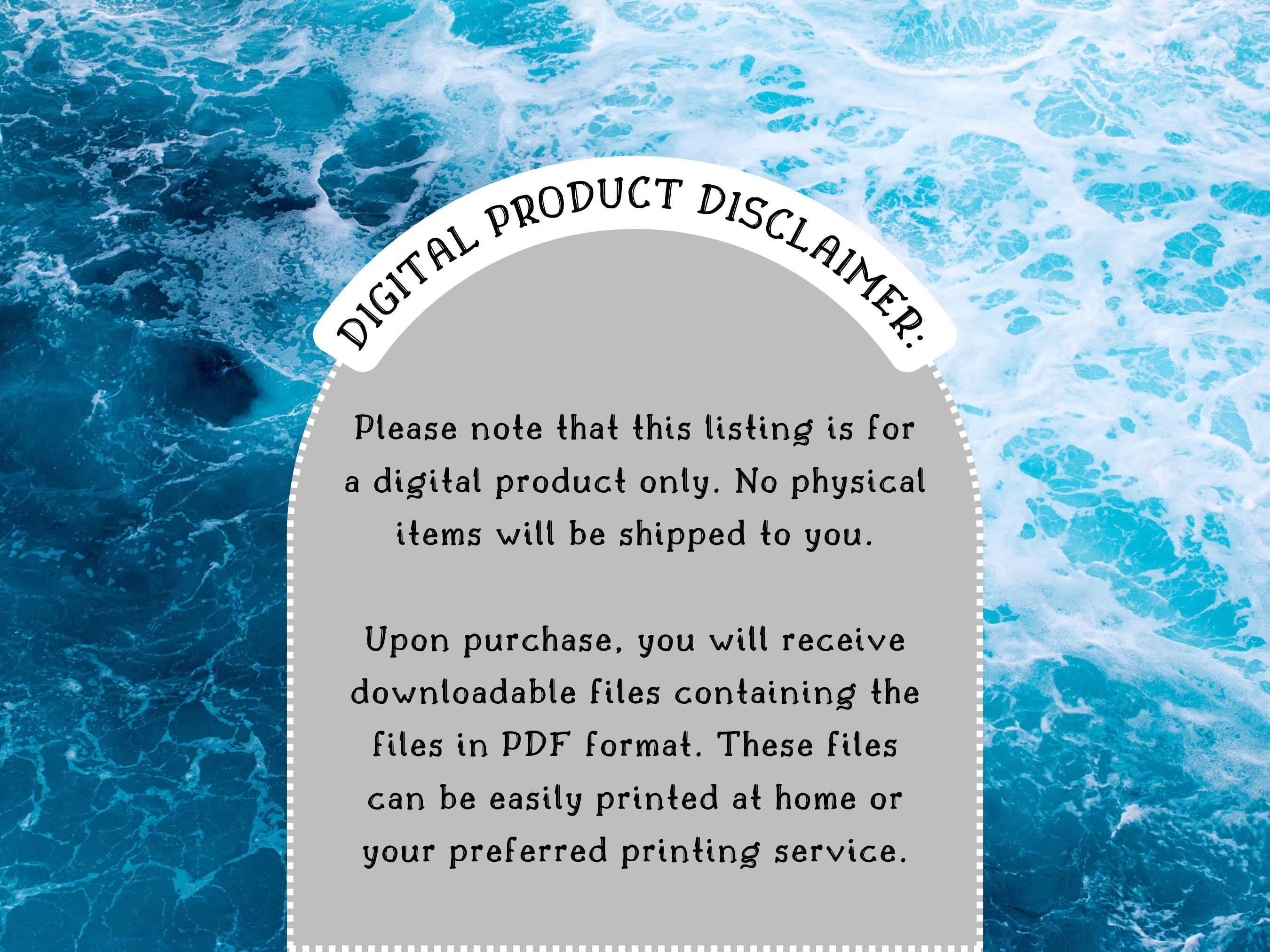 Ocean Flash Cards Printable: Montessori Sea Animals Learning (digital ...