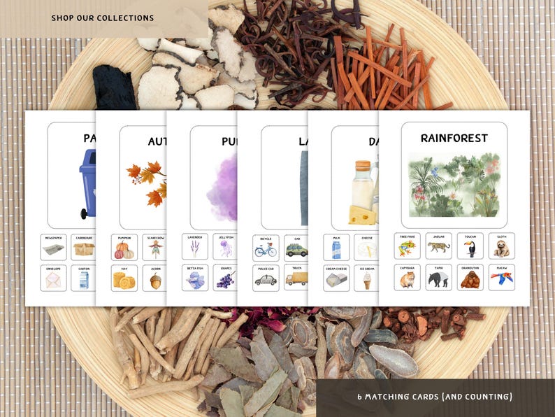 Sensory Taste Matching Game Printable: Food Flavor Sorting Cards ...