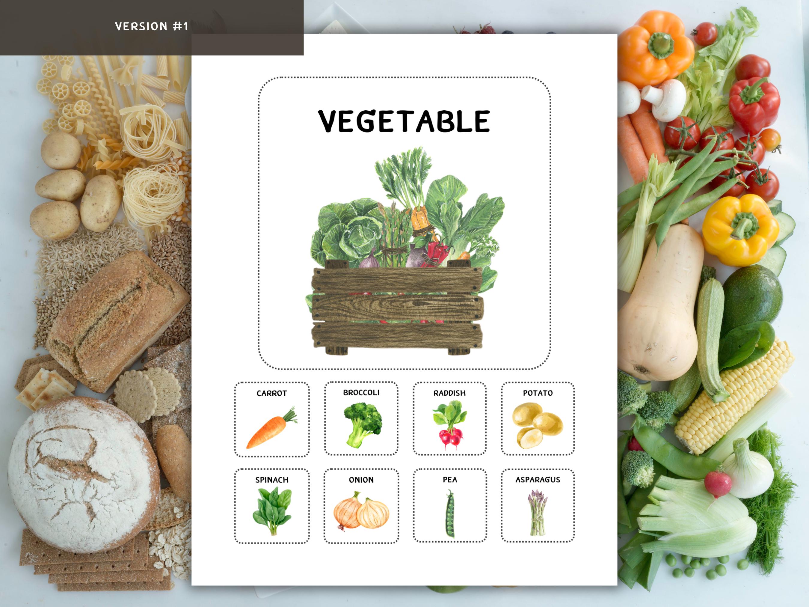 Food Group Matching Cards | Printable Sorting Activity for Toddlers ...