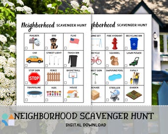 Spring Scavenger Hunt Printable | Fun Outdoor Activity for Kids ...