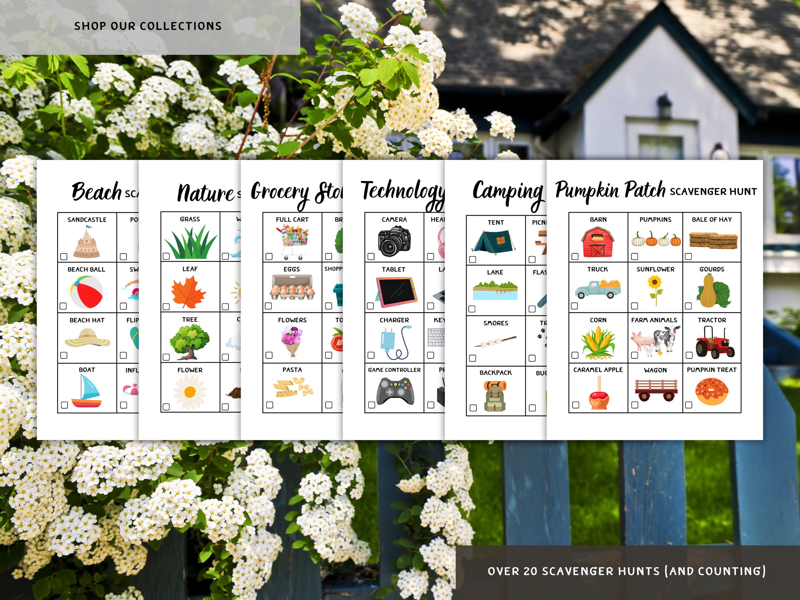 Neighborhood Scavenger Hunt Printable: Outdoor Kids Activity (digital ...