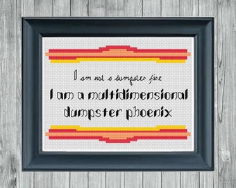 Phoenix Cross Stitch Pattern - Etsy