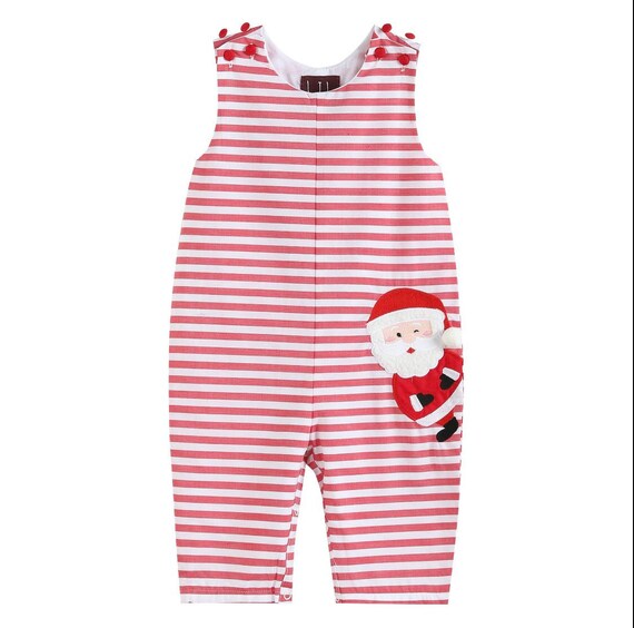 Red and White Santa Overalls. in Stock - Etsy